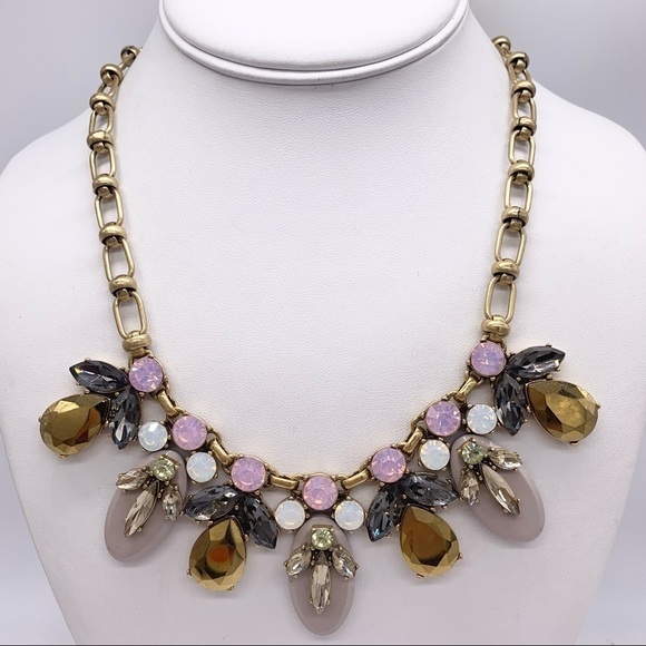 J. Crew | Jewelry | J Crew Jeweled Opalescent Necklace | Poshmark